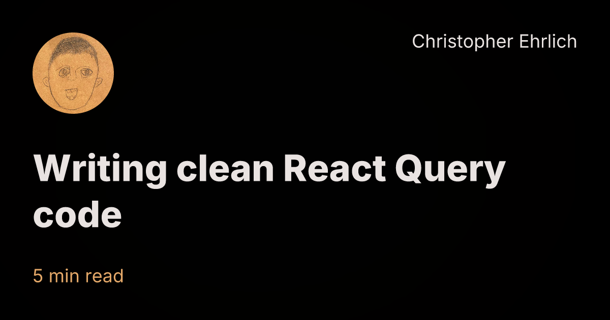 Writing clean React Query code